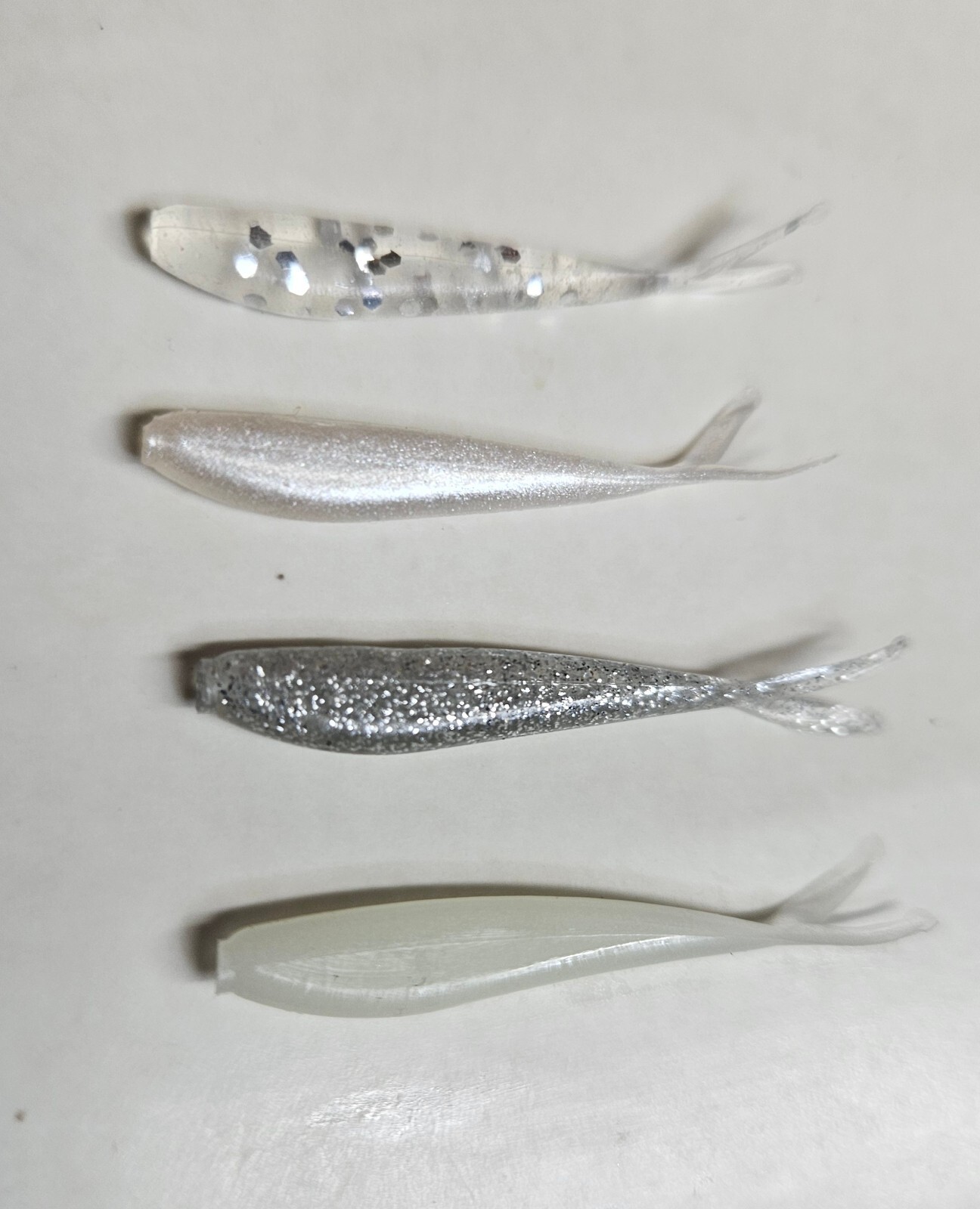 plastic minnows (scented) 1" or 1-1/2" you choose * quantity * size ...