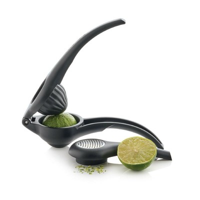 Tupperware Zest and Press Citrus Juicer Zester Combination in Black New ...