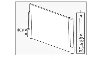 Genuine GM Air Conditioning Condenser 84297681 | eBay