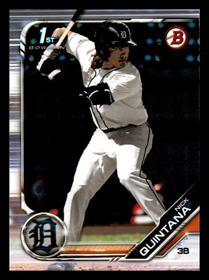 2019 1st Bowman Draft Nick Quintana Detroit Tigers #BD-105 Mint | eBay