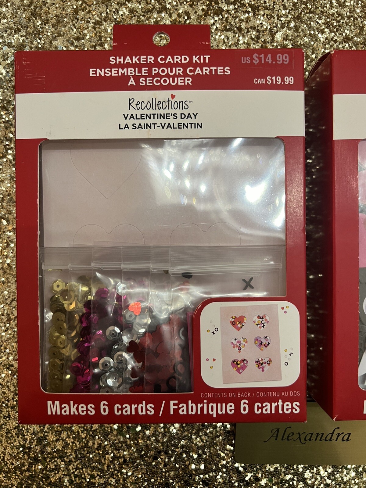 Recollections Card Kit Set Of (2) Love Heart Valentine's Day Craft NEW ...
