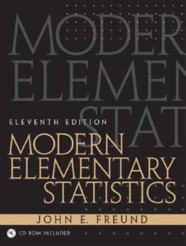 Modern Elementary Statistics, 11th Edition - Hardcover - VERY GOOD ...