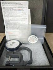 Mitutoyo Testex Micrometer Dial Thickness Gage Tgk396 in Case for sale ...