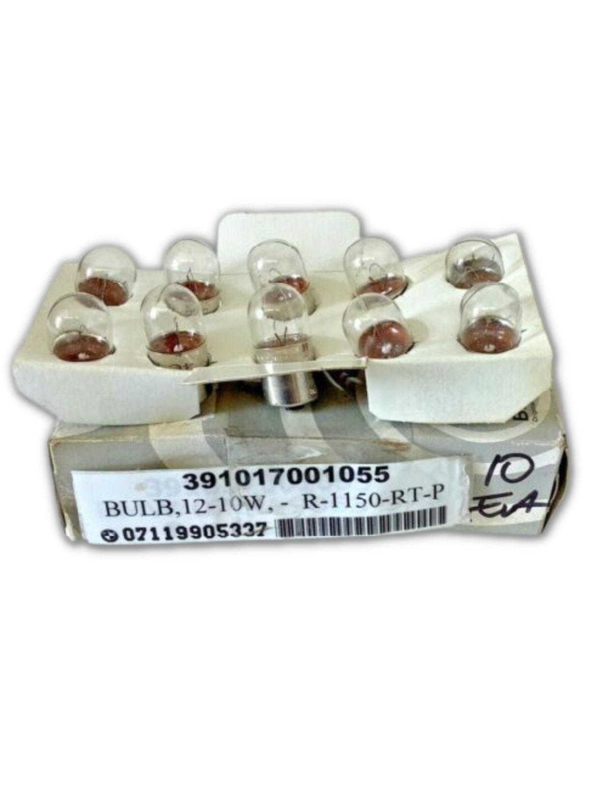 PACK OF 10 BMW 07119905337 Rear Taillight Bulb 12-10 Watts | eBay