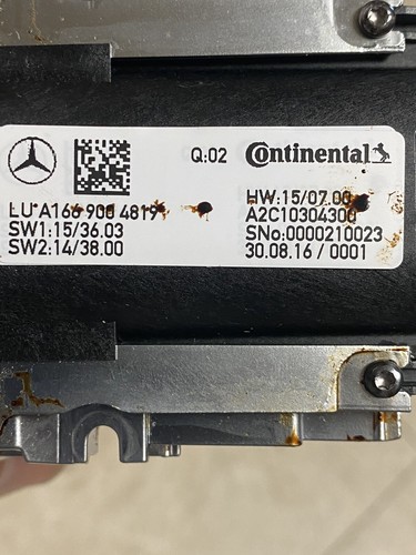 MERCEDES M/GL TOUCH PAD SWITCH CONTROLLER, PART# 1669004819 , OEM ...