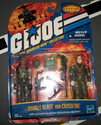 GI Joe Sealed Complete 2 PackARAH Collectors Edition Double Blast ...