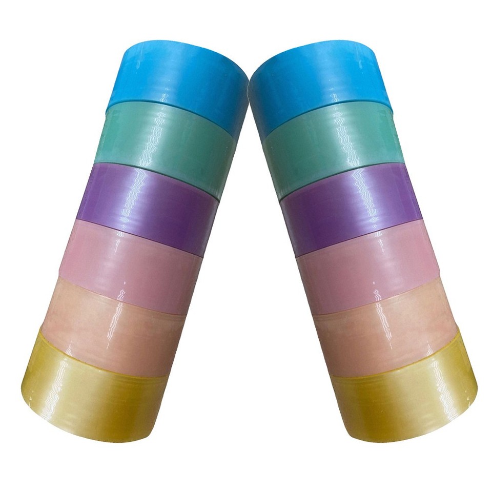 12 Rolls Colored Ball Tapes Multi-function Adhesive Tape Stress Tape ...