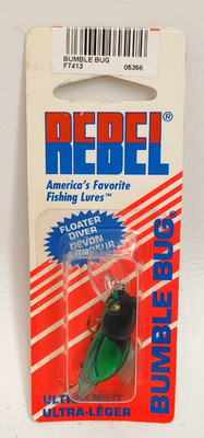 Vintage Rebel Bumble Bug Crankbait Fishing Lure | eBay