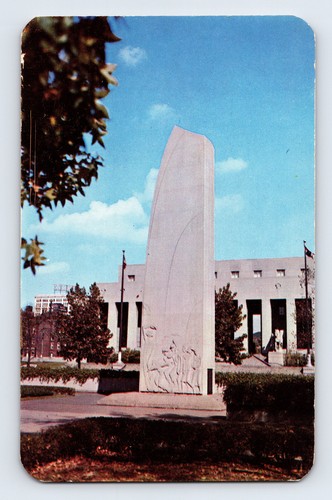 Postcard Missouri St Louis MO World War II WW2 Memorial 1960s Undivided ...