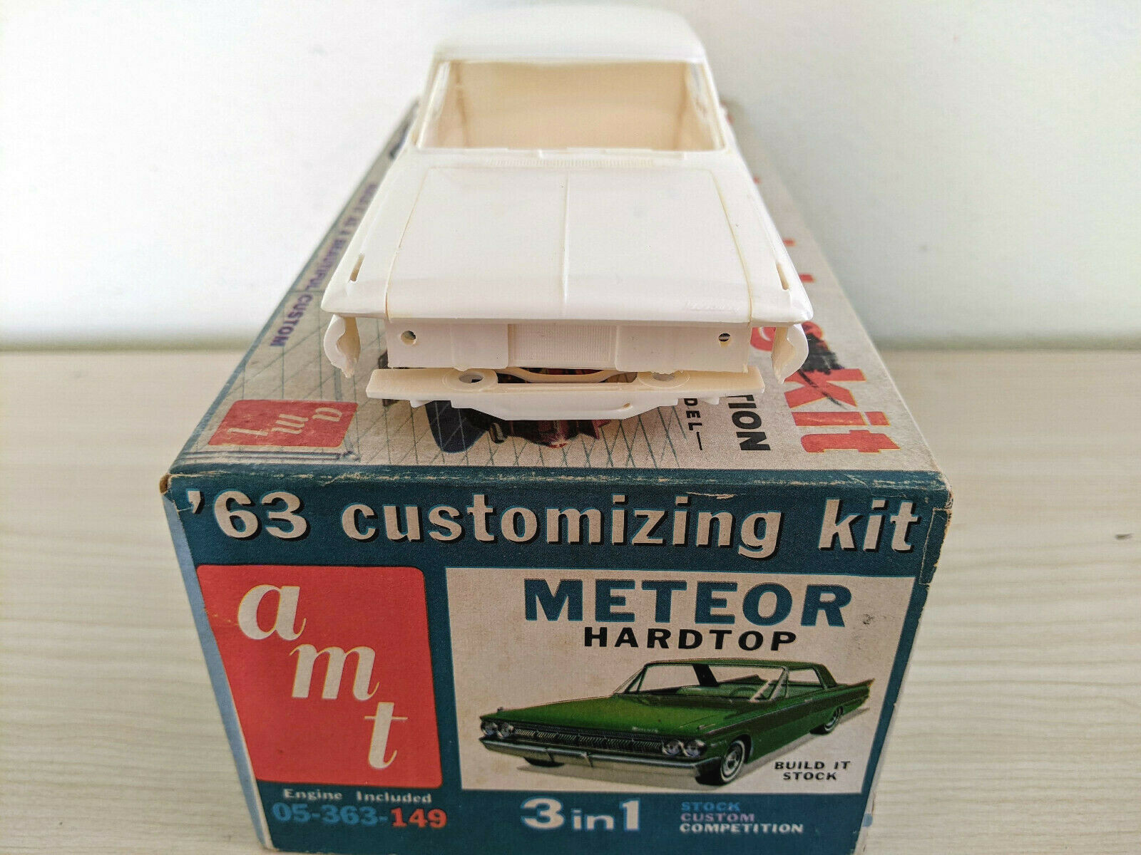 VERY RARE! *ORIGINAL VINTAGE AMT 1963 MERCURY "METEOR" KIT *SUPER NICE ...