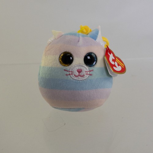 TY Mini Beanie Squishies - HEATHER (Key Clip) (w/ Giselle tush tag ...