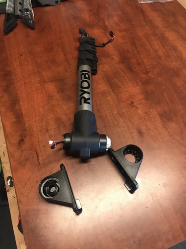 See Desc.Light Adjustable Telescoping Ryobi P782 18V Cordless Tripod ...