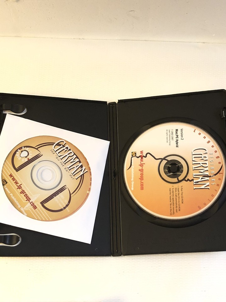Laser Publishing German SE Language Learning Cd Rom Audio Cd 2 Disc Set ...