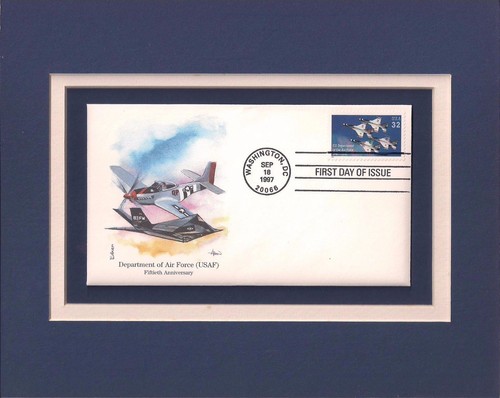 AIR FORCE USAF 50th ANNIVERSARY - FRAMEABLE POSTAGE STAMP ART - 0076 | eBay