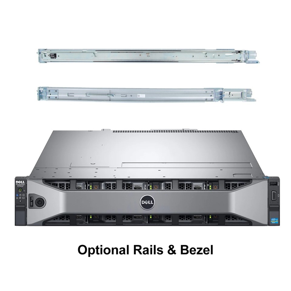 Dell PowerEdge R730XD Server 2x E5-2667 V4 - 3.2GHz H730 128GB RAM 4x ...