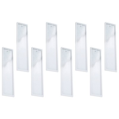 8 Pcs Bookmark Molds for Resin Casting Silicone Mould Rectangle Epoxy ...