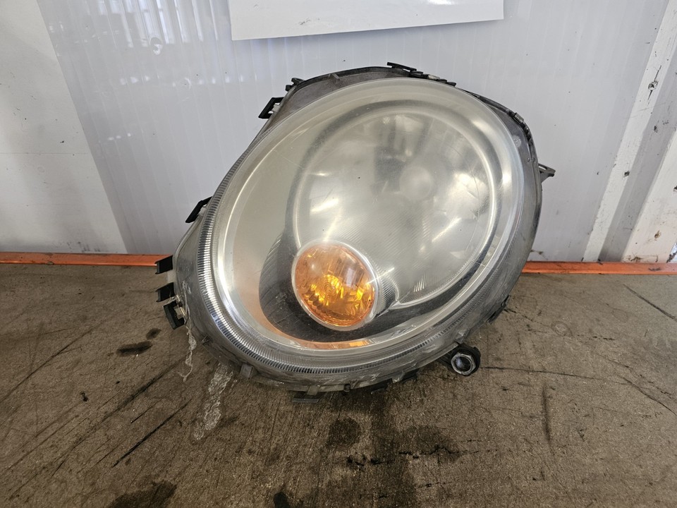 Mini R55 R56 R57 Passenger Left Headlight Halogen - Amber | eBay