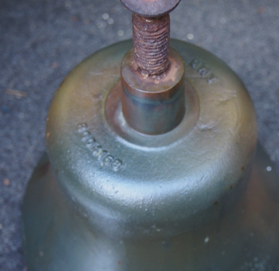 1950's EMD BRONZE LOCOMOTIVE BELL 8004156 - 12 In - w/CLAPPER | eBay