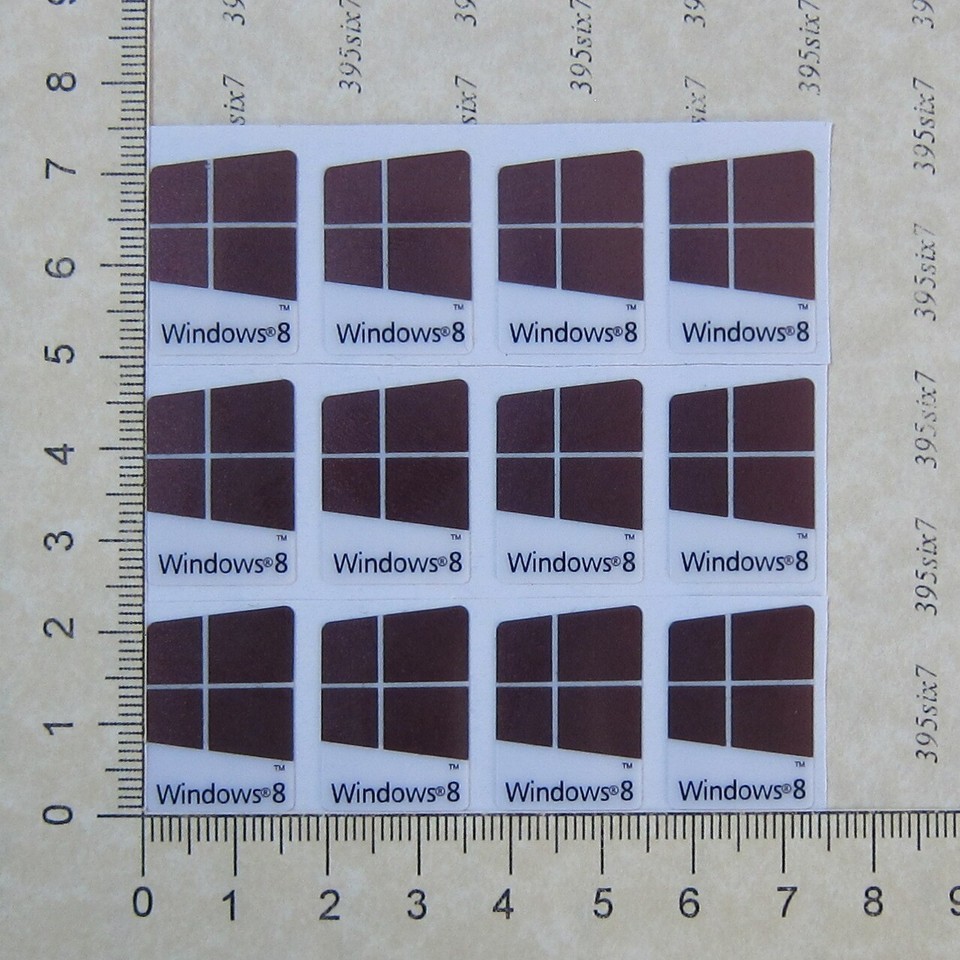 Laptop PC Processor Sticker (1st 3rd 4th 6th 7th 8th 9th 10th Gen) x 12 ...