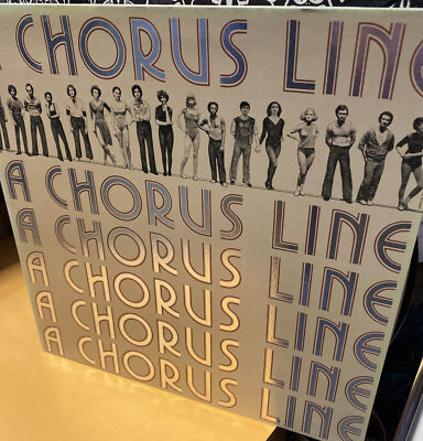 A Chorus Line Original 1975 Broadway Cast Album 12" 33 1/3 LP Record ...