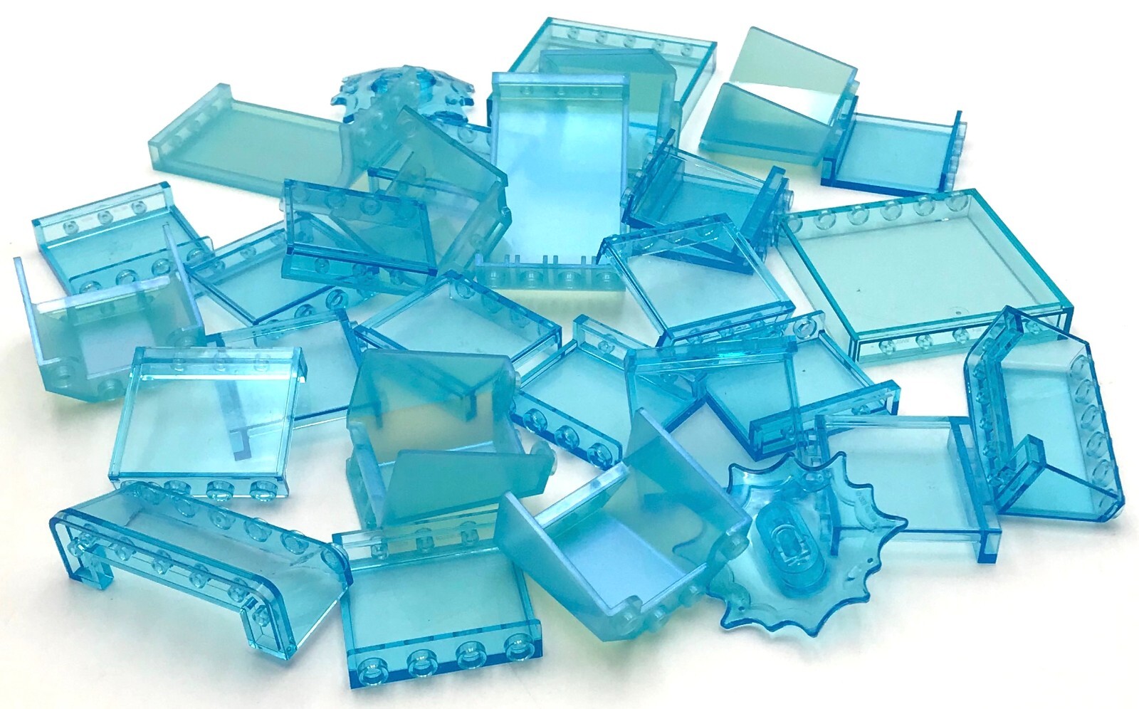 Lego Lot of New Trans Light Blue Panel Windscreens Pieces Parts | eBay