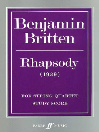 Rhapsody : Study Score by Benjamin. Britten (1998, Trade Paperback) for ...
