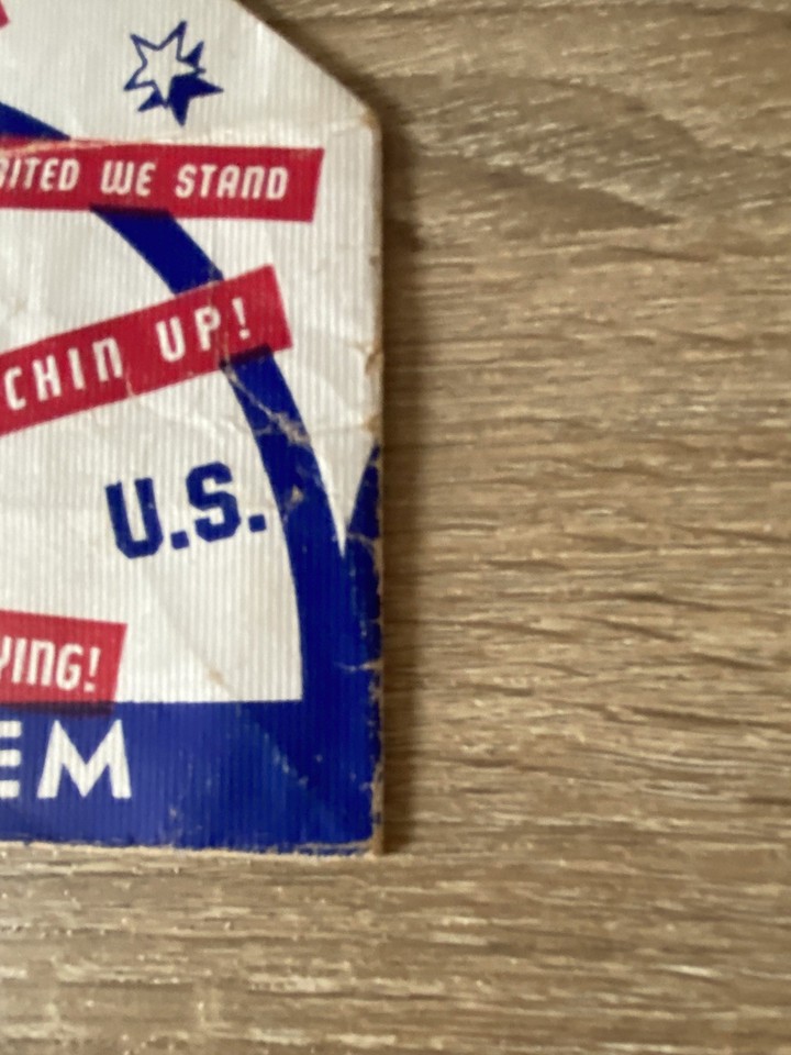 RARE WORLD WAR 2 VICTORY U.S. PAPER HAT PATRIOTIC WAR BOND HAT AVON ...