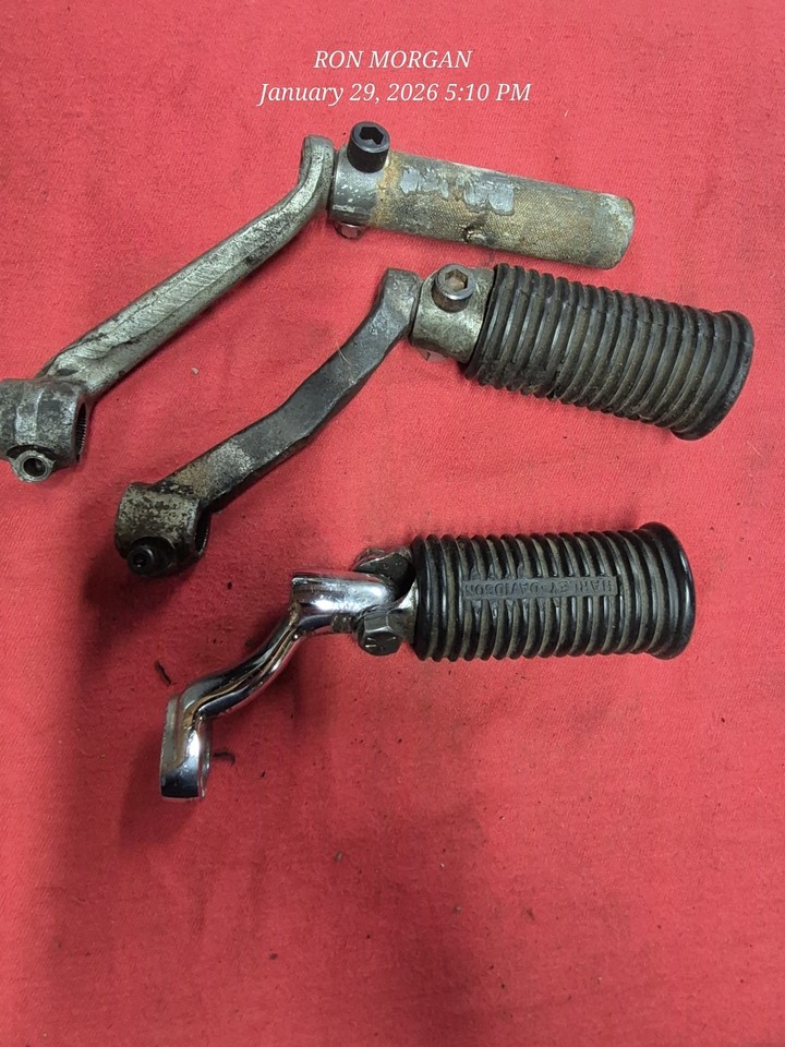 Harley K Model Ironhead Sportster Foot Peg Lot | eBay