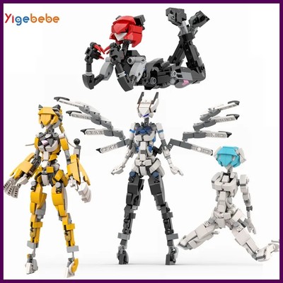 Yigebebe Creative Female Gynoid Robot Mech Figures 229PCS Model ...