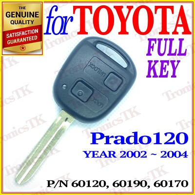 FOR TOYOTA PRADO 120 - REMOTE KEY TRANSPONDER - YEAR 2002 - 2004 | eBay