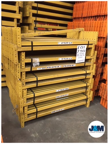 Link 51 Pallet Racking Beams/Warehouse Storage Level 1350mm Long- 1 ...