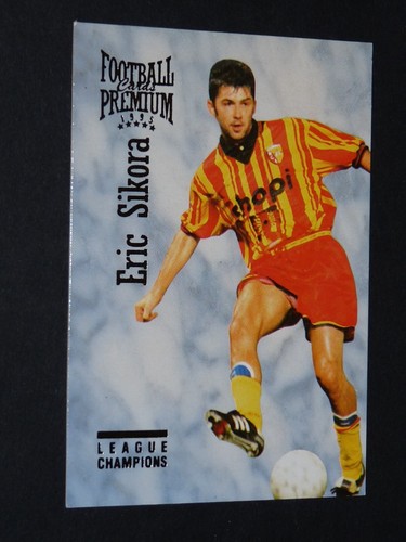 #47 ERIC SIKORA RC LENS BOLLAERT FOOTBALL CARD PREMIUM PANINI 1995 | eBay