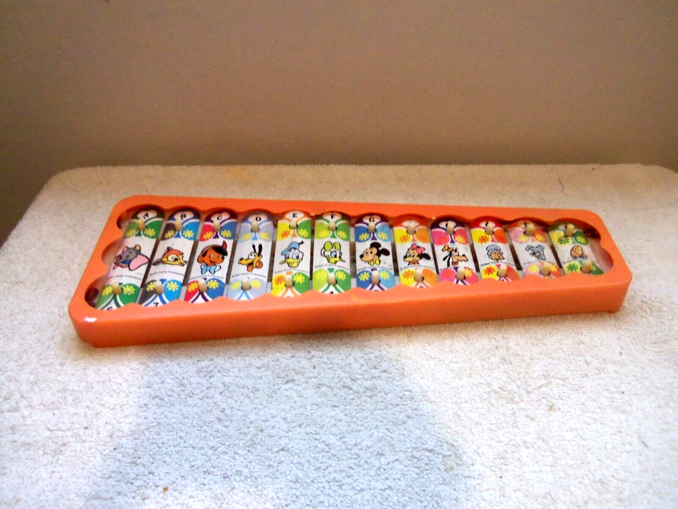 Vintage 1960's Walt Disney "Disney Character Xylophone" (No Mallet) | eBay
