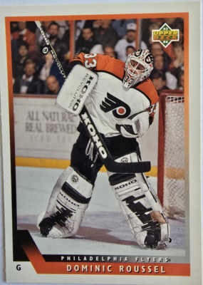Dominic Roussel, 1993-94 Upper Deck, Philadelphia Flyers, Goaltender ...
