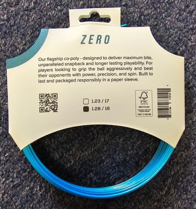 ReString Zero 16 Gauge 1.28mm Tennis String NEW | eBay