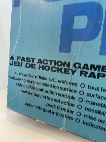 coleco stanley cup power play table hockey game 1970s W Box As Is | eBay