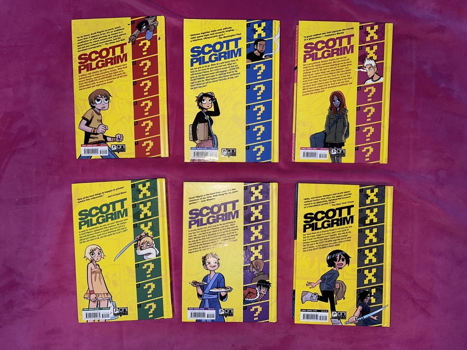 Scott Pilgrim Color Hardcover 1 2 3 4 5 6 Complete Set! | eBay