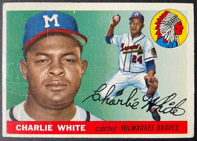 1955 Topps Baseball #103 Charlie White Milwaukee Braves Vintage MLB ...
