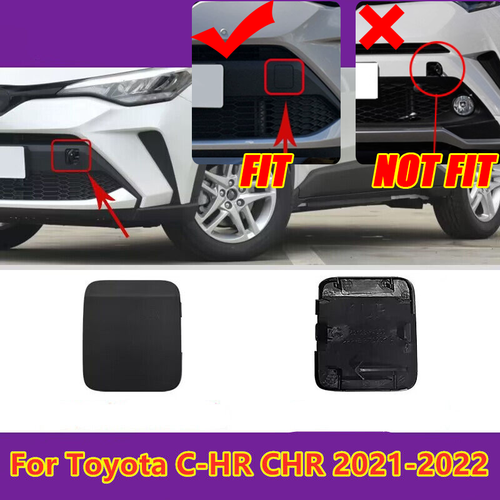 Front Bumper Tow Hook Eye Cover Cap Replace Trim For Toyota C-HR CHR ...
