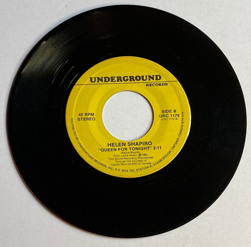FOCUS/HELEN SHAPIRO 45 RPM Record Underground URC 1179 Hocus Pocus ...