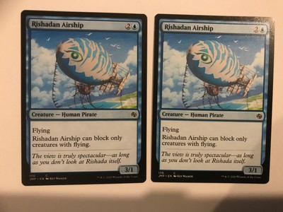 RISHADAN AIRSHIP x2 : JUMPSTART Magic the Gathering Mtg card; NM, blue ...
