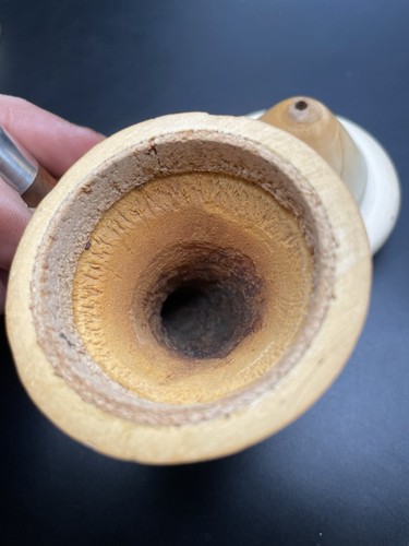 Gourd Calabash! Excellent Meerschaum Bowl Insert Estate Pipe W/Sterling ...