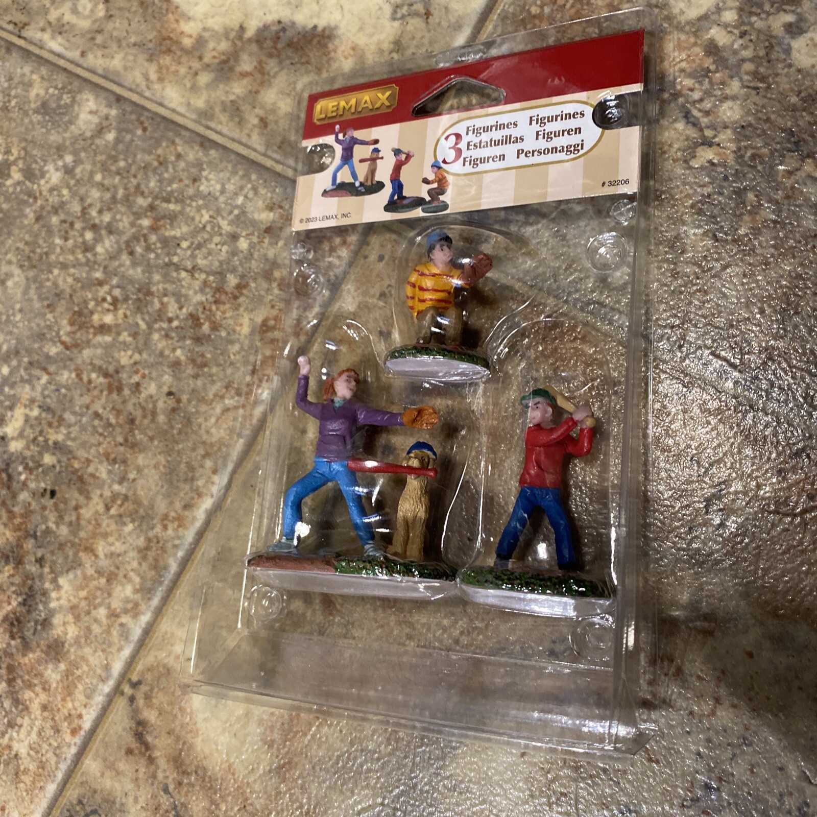 Lemax Baseball Practice Holiday Village Train Accent Village 3 Piece ...