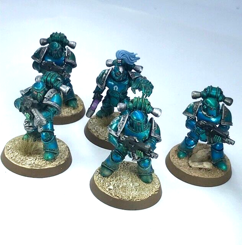 Alpha Legion Tactical Marine Squad Horus Heresy - Painted - Warhammer ...