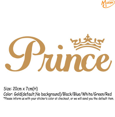 PRINCE Reflective Funny Sticker Car Truck Boat Stickers Decals best ...