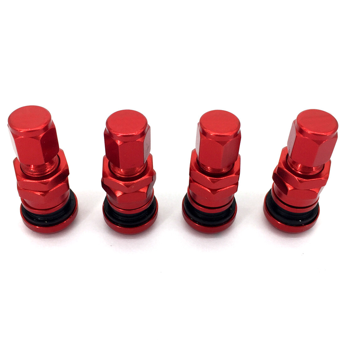 4 PCS/SET UNIVERSAL FORGED ALUMINUM VALVE STEM CAPS WHEELS RIMS FOR ...