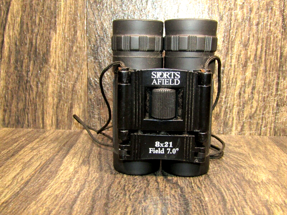 Sports Afield 8x21 Magnification 7.0 Field Binoculars Folding with ...