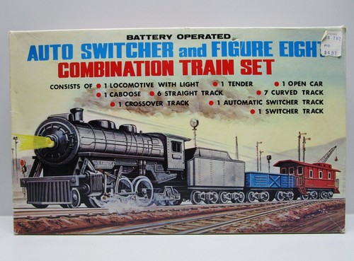 Vintage - BATTERY OPERATED TRAIN SET - LOUIS MARX & CO. - Made in Japan ...