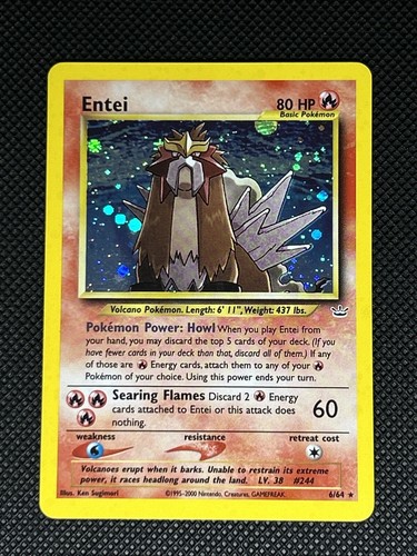 Entei 06/64 Neo Revelation Holo vintage | eBay