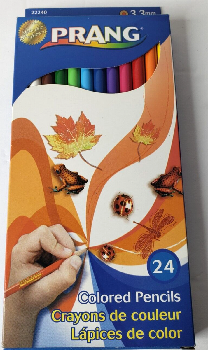 Non-toxic Art Materials Prang Pre-Sharpened Colored Pencils - 24 Color ...